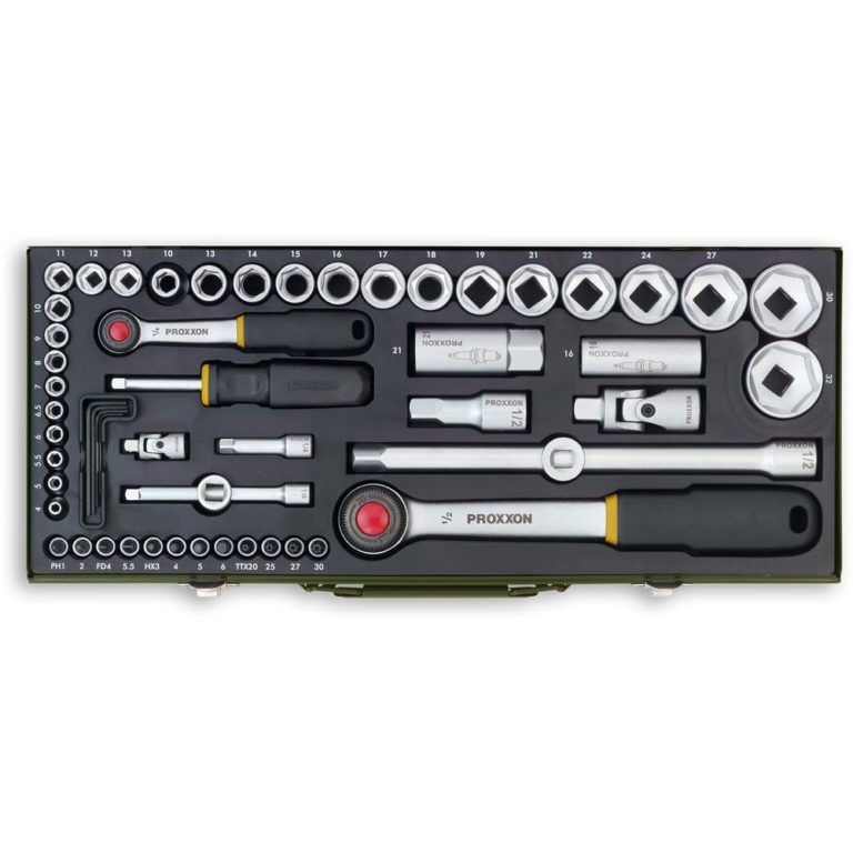 Proxxon 56 Piece Industrial Socket Set